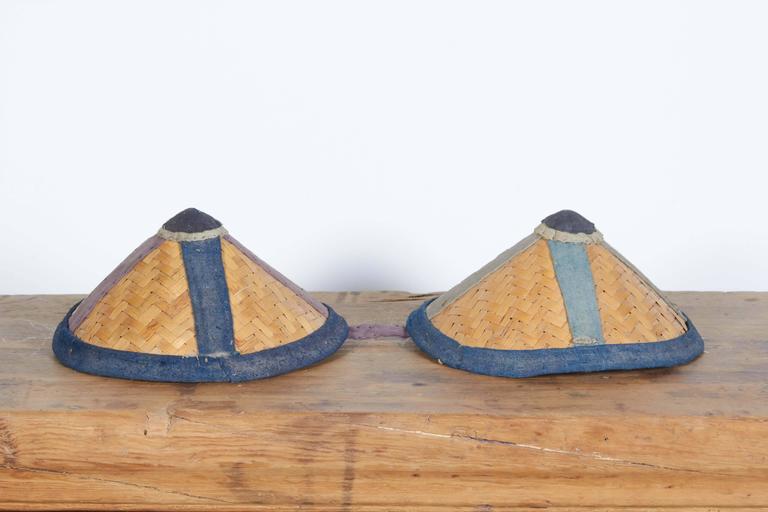 Handwoven Antique Donkey Blinders, Wall Hanging For Sale at 1stDibs