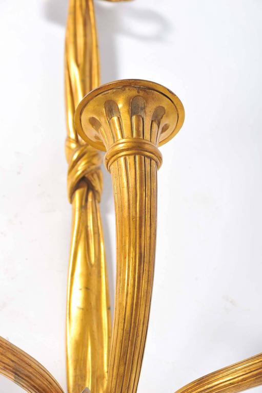 Large Pair of Louis XVI Style Wall Lights For Sale at 1stDibs