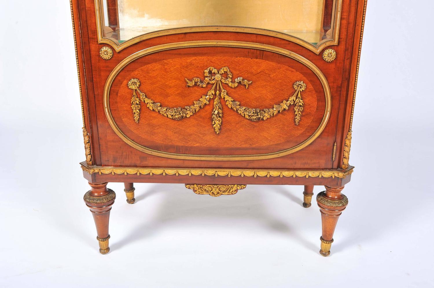 Louis XVI Style Vitrine or Display Cabinet For Sale at 1stdibs