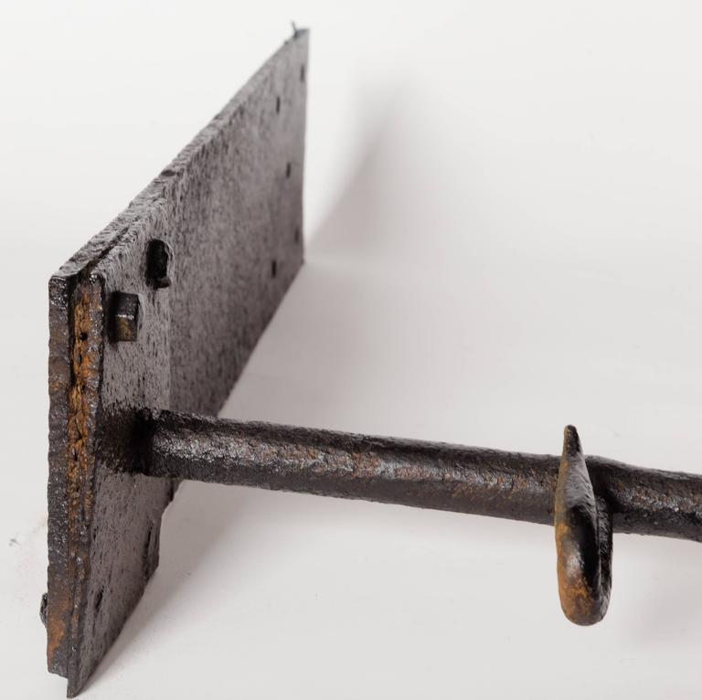 19th Century English Wrought Iron Sign Bracket at 1stDibs