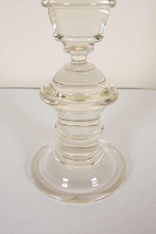 Pair of Seguso Handblown Glass Candlesticks by Lucio Romero For Sale at ...