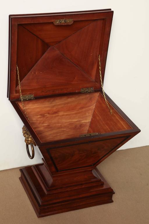 Early 19th Century English Regency, Mahogany and Brass Mounted, Cedar ...
