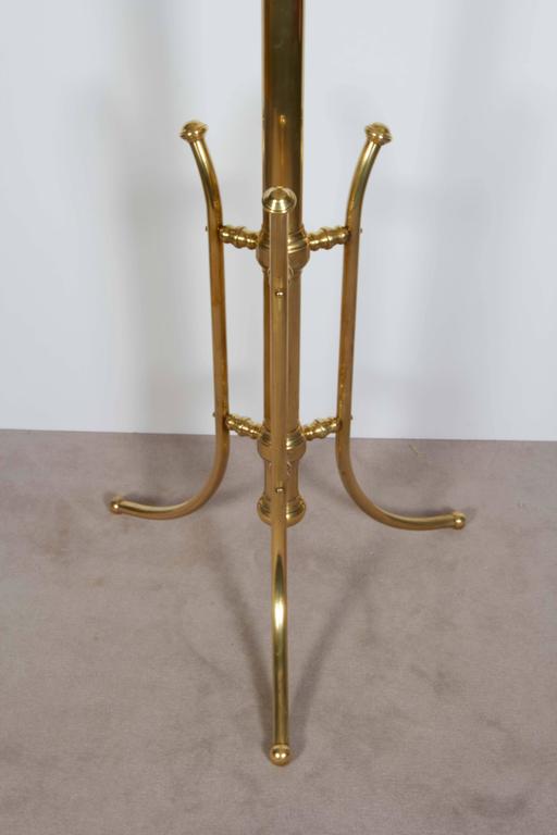 Victorian English Coat Rack in Brass at 1stDibs