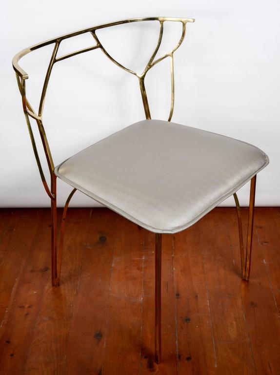 Bronze Chair for a Desk For Sale at 1stDibs
