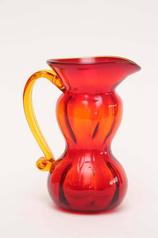 Two-Tone Blenko Glass Pitcher, 1960s, USA at 1stDibs | blenko two tone ...