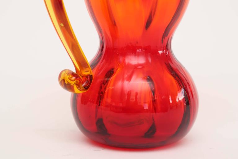 Two-Tone Blenko Glass Pitcher, 1960s, USA at 1stDibs | blenko two tone ...