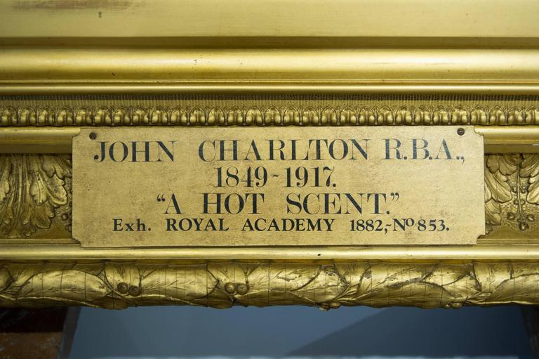 19th Century Oil on Canvas by John Charlton at 1stDibs