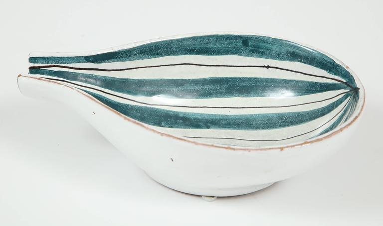 Raymor Ceramic Bowls, Pair at 1stDibs
