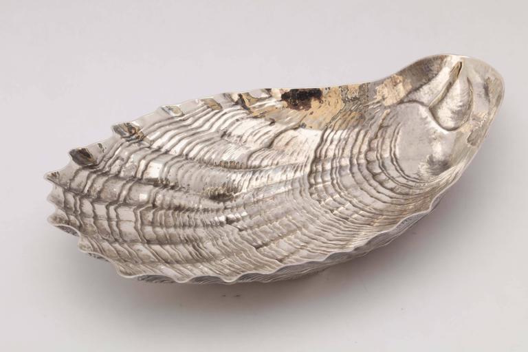 Aesthetic Movement, Style Rare, Unusual, Large Sterling Silver Oyster ...