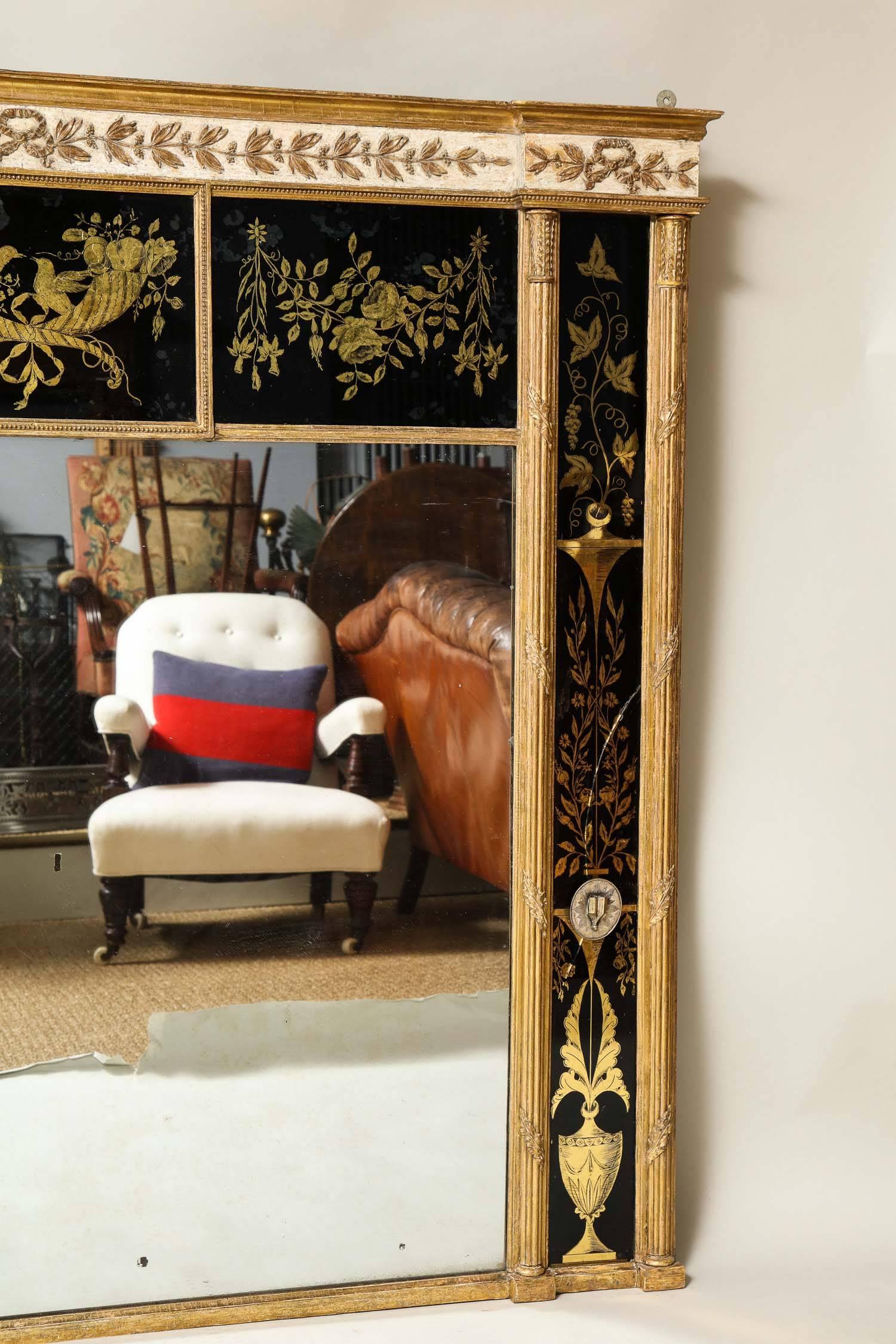 Eglomise Mirror at 1stDibs | eglomise mirror for sale