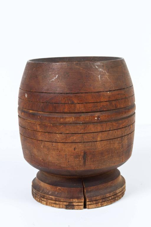 Wooden African Mortar and Pestle at 1stDibs