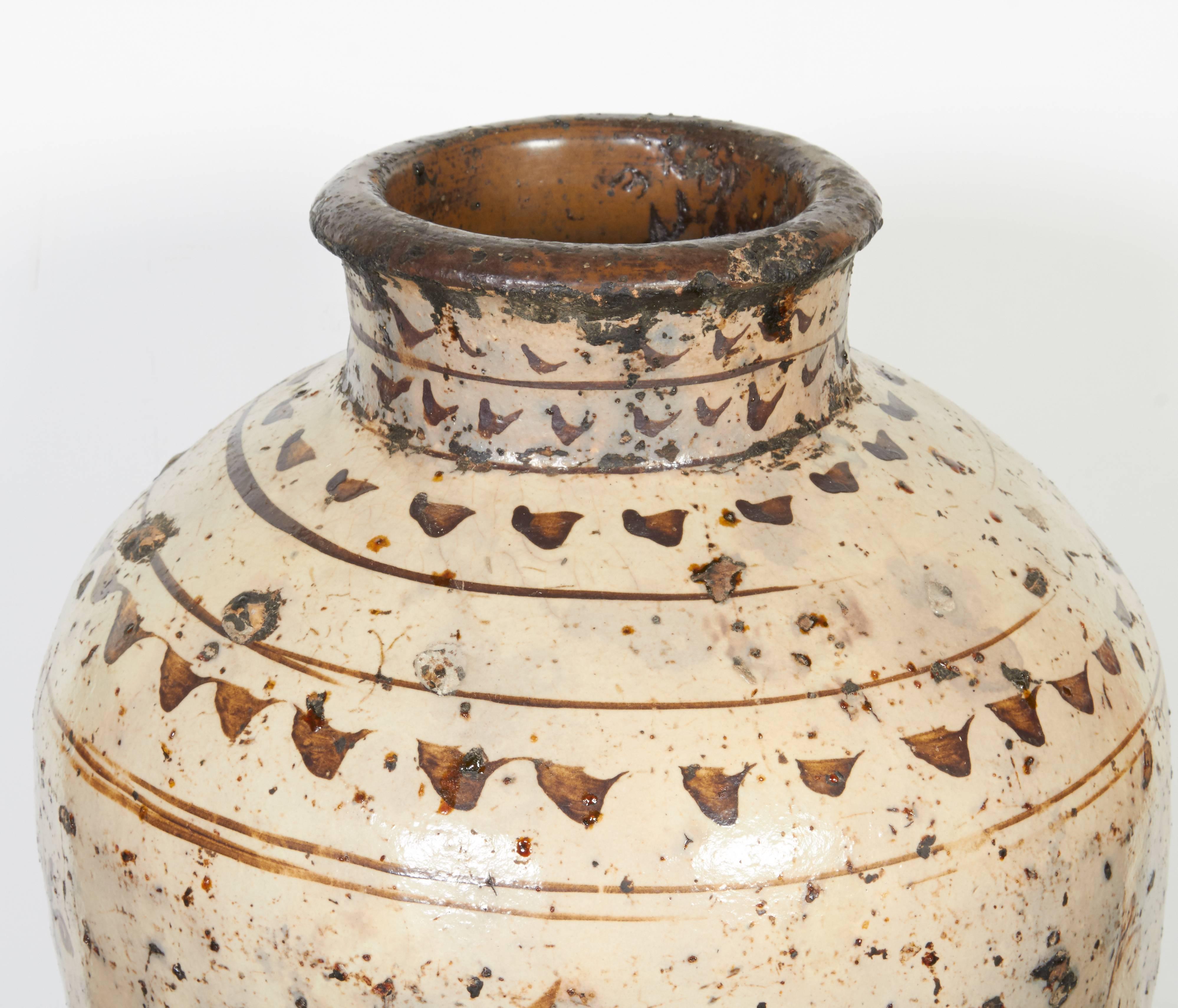 Early 19th Century Chinese Ceramic Wine Jar at 1stDibs