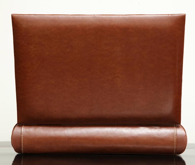 Contemporary Leather Box, Fitted Interior at 1stDibs