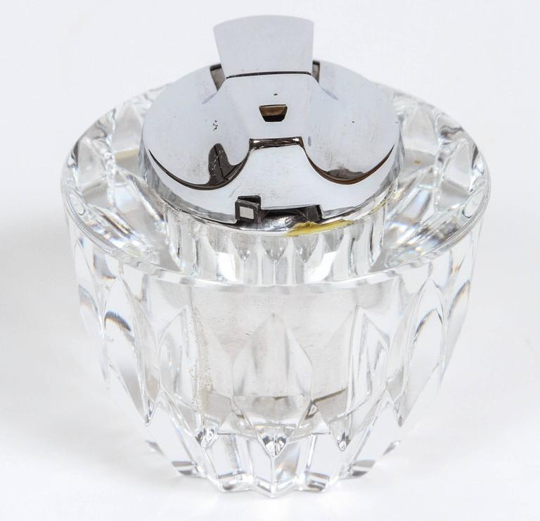 Ronson Crystal Table Lighter, Made in France at 1stdibs