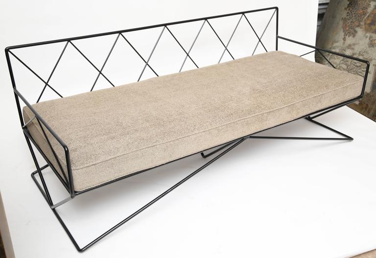 Darrell Landrum Iron Sofa at 1stDibs