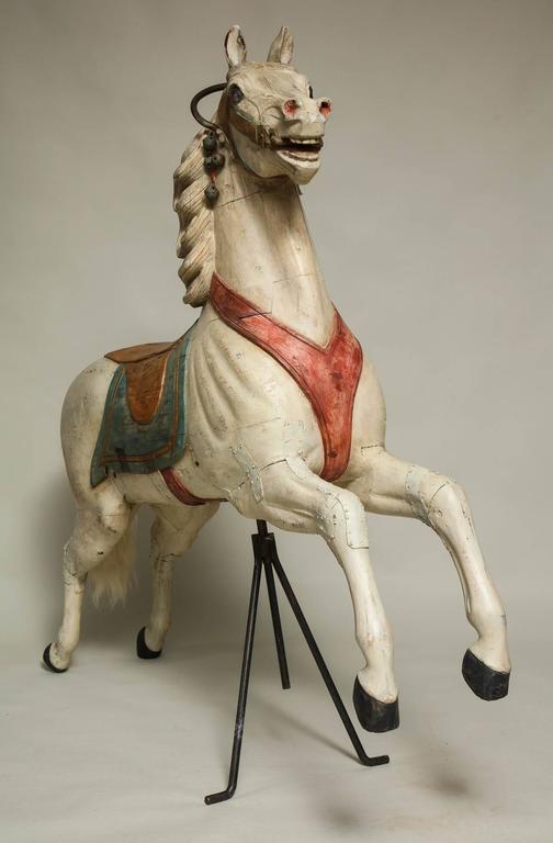 Chahut Carousel Horse by Fredrich Heyn at 1stDibs