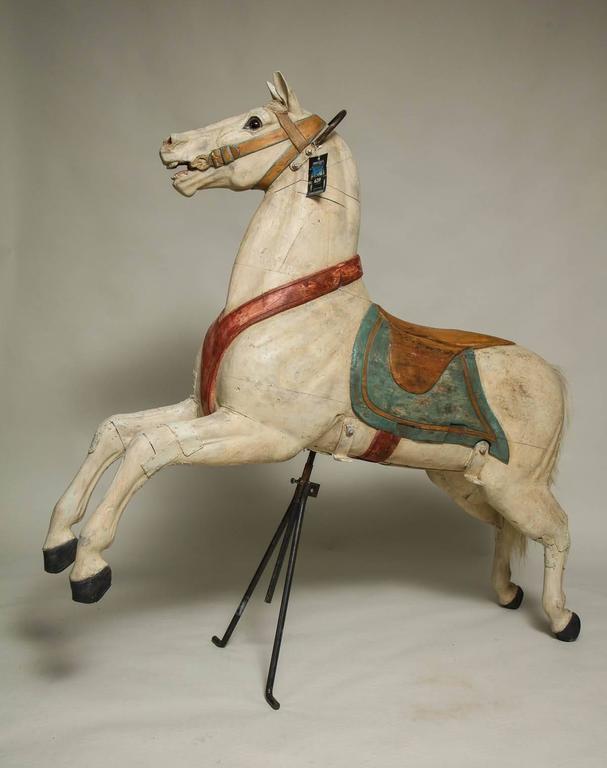 Chahut Carousel Horse by Fredrich Heyn at 1stDibs