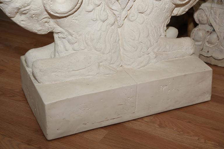 Double Ram's Head Table Base at 1stDibs