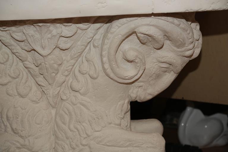 Double Ram's Head Table Base at 1stDibs