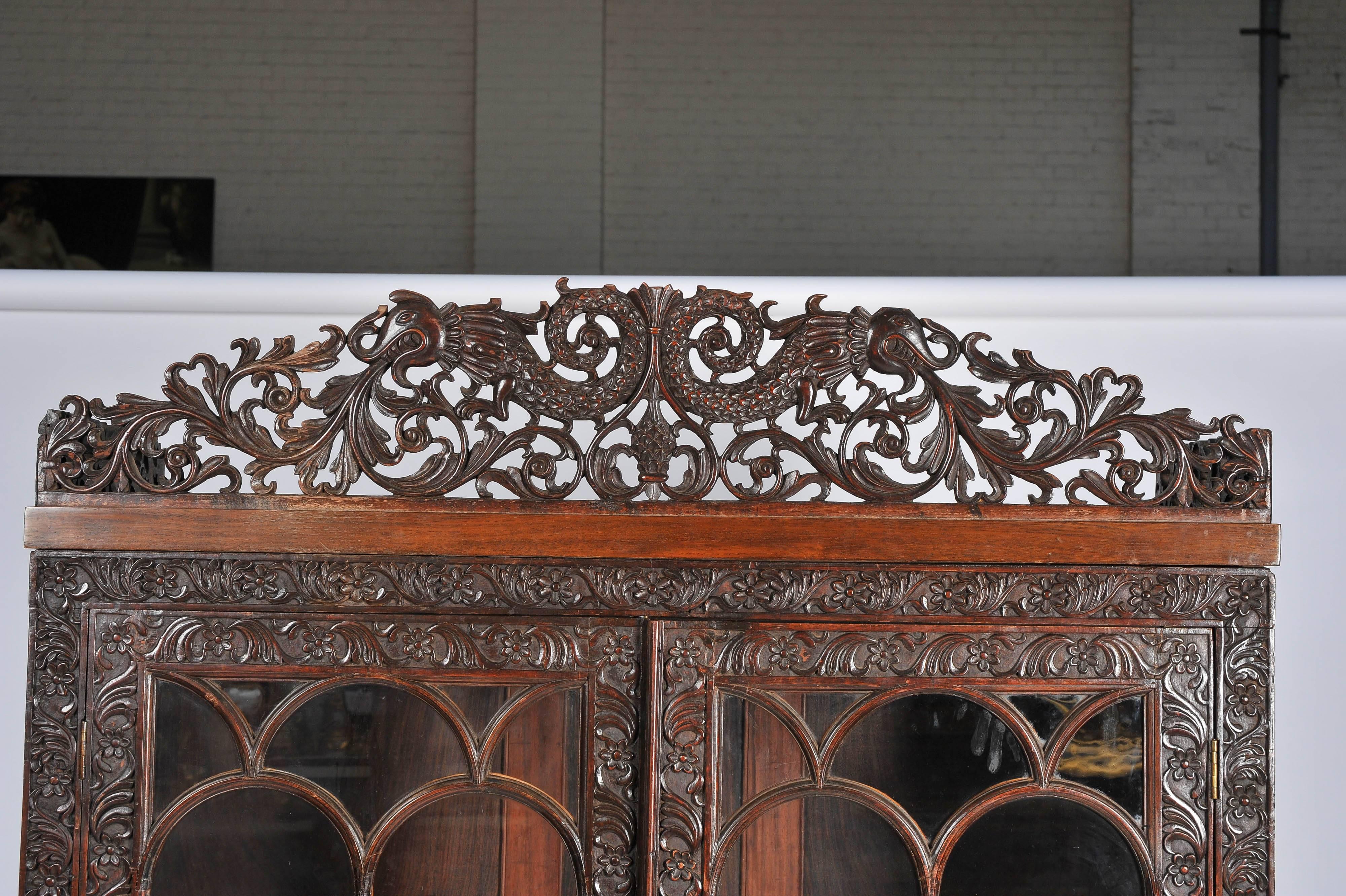 Colonial 19th Century Anglo-Indian Bookcase For Sale at 1stDibs ...