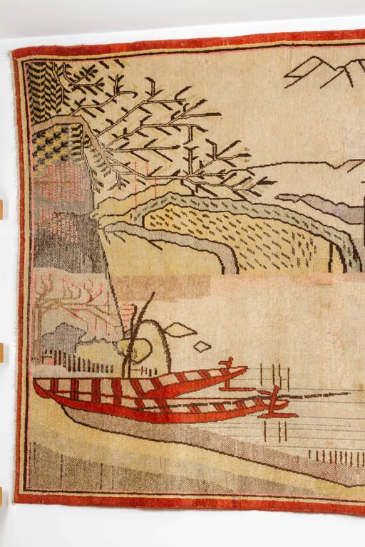 Samarkand Pictorial Rug or Tapestry For Sale at 1stDibs