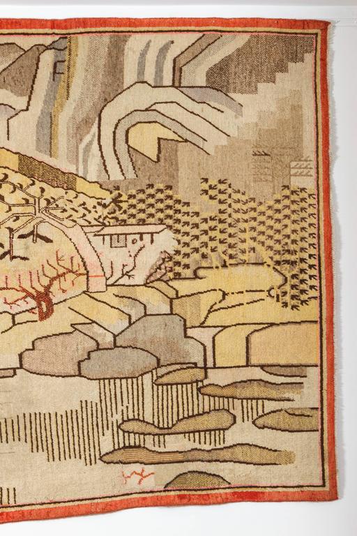 Samarkand Pictorial Rug or Tapestry For Sale at 1stDibs