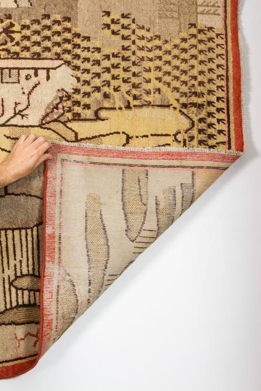 Samarkand Pictorial Rug or Tapestry For Sale at 1stDibs
