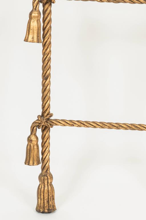 Gold Gilt Metal Venetian Rope Ladder at 1stDibs