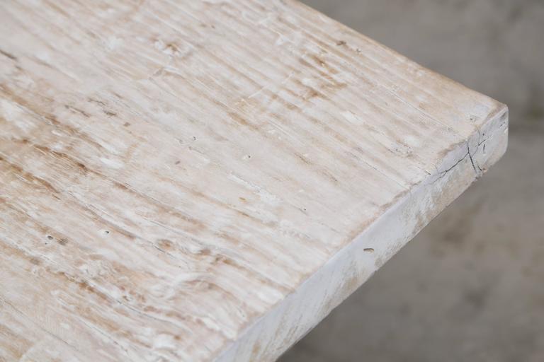 Antique Farm Table in Bleached Poplar Wood, 19th Century at 1stDibs ...