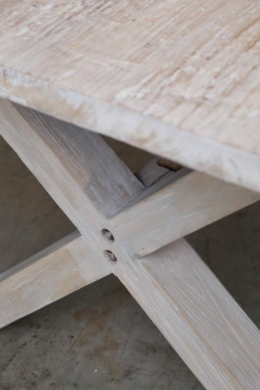 Antique Farm Table in Bleached Poplar Wood, 19th Century at 1stDibs ...