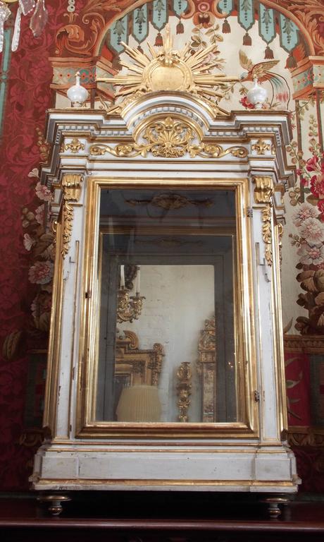 Italian Painted and Parcel-Gilt Reliquary at 1stDibs