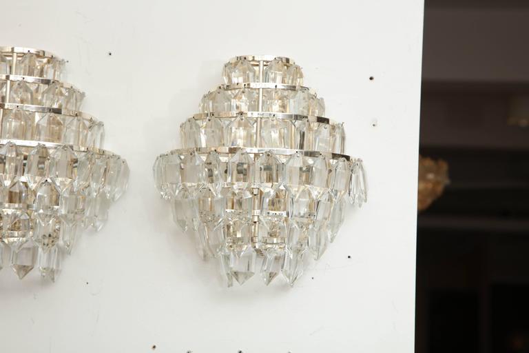 Bakalowits Regency Style Austrian Crystal Sconces at 1stDibs