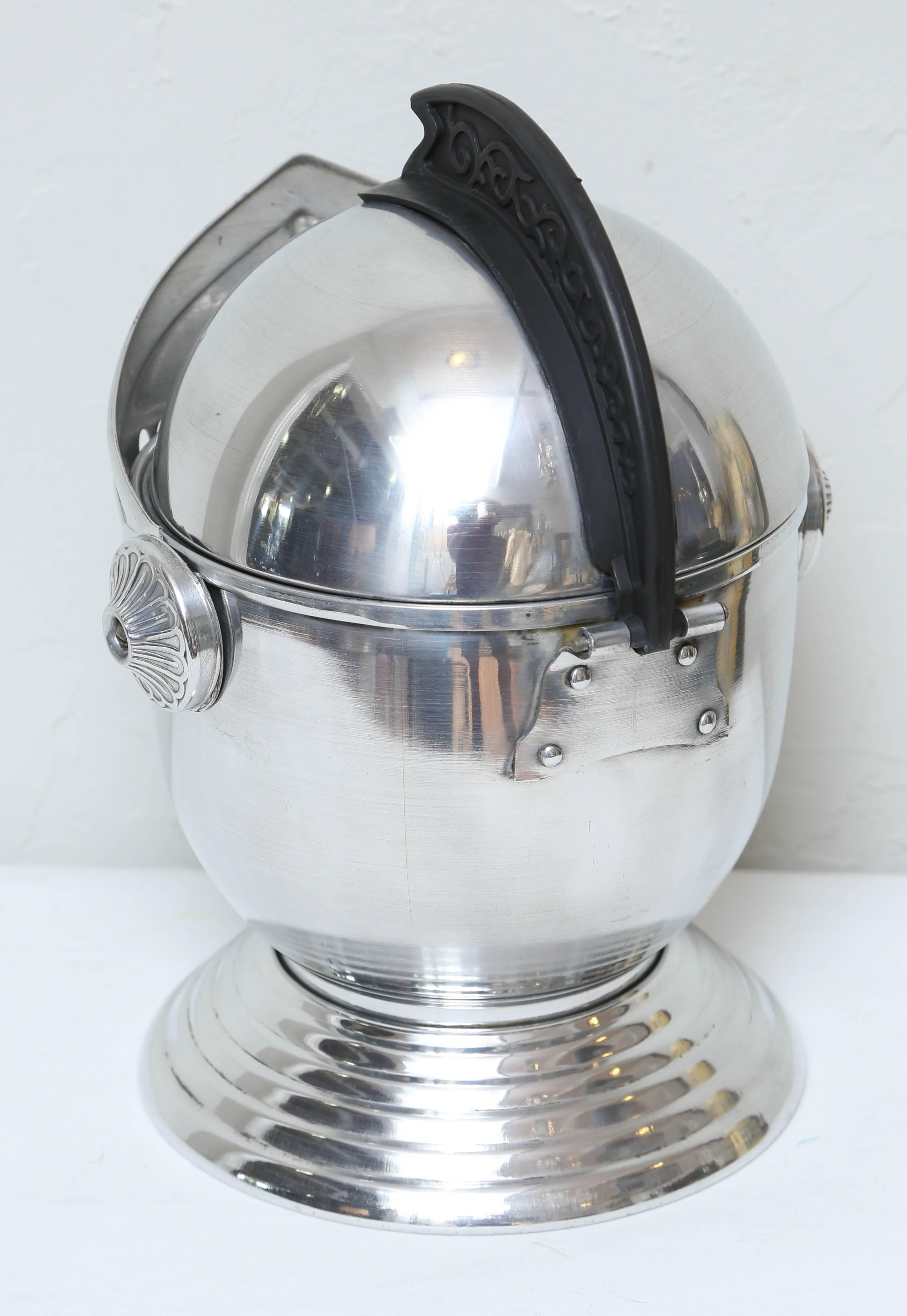 Vintage Knight's Helmet Ice Bucket at 1stDibs | knight helmet ice ...