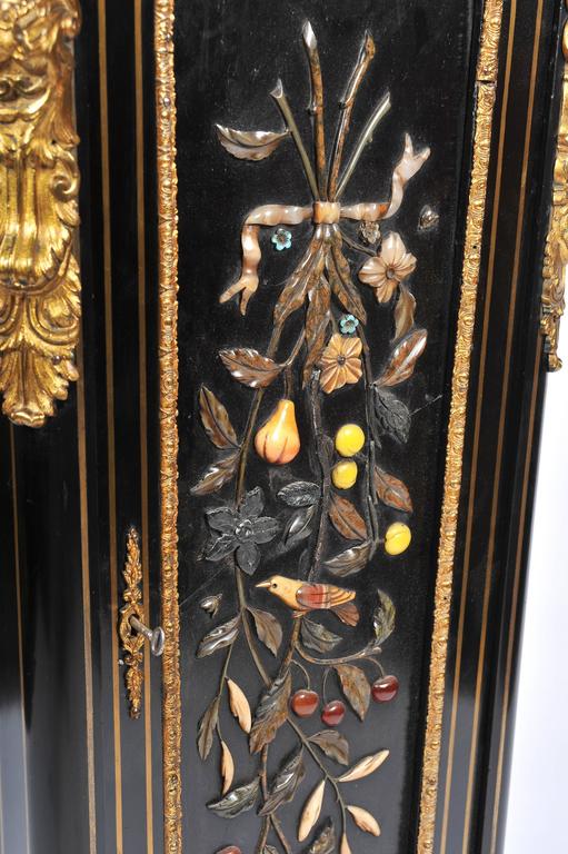 19th Century Pedestal with Petra Dura Inlay For Sale at 1stDibs