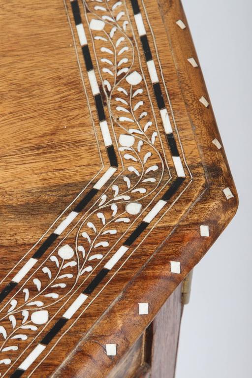 Anglo Indian Bone Inlaid Moorish Octagonal Side Table at 1stDibs ...