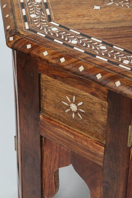 Anglo Indian Bone Inlaid Moorish Octagonal Side Table at 1stDibs ...