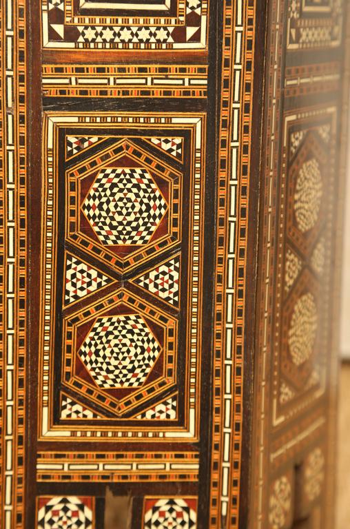 Pair of Syrian, Inlaid Wooden Hexagonal Tables at 1stDibs | syrian ...