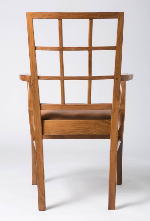 Edward Barnsley set of eight walnut dining chairs, England circa 1947 ...