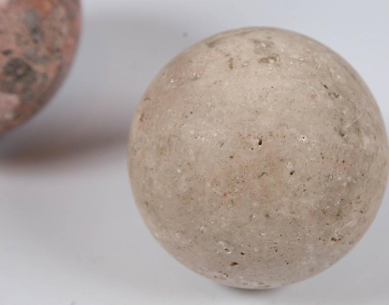 Set of Five Polished Marble Spheres, Italy, circa 1950s at 1stDibs ...