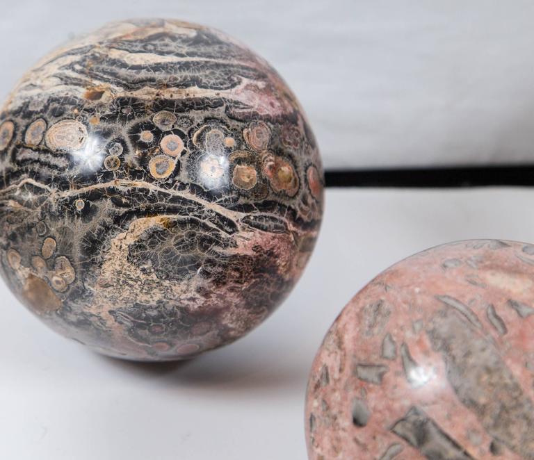 Set of Five Polished Marble Spheres, Italy, circa 1950s at 1stDibs ...