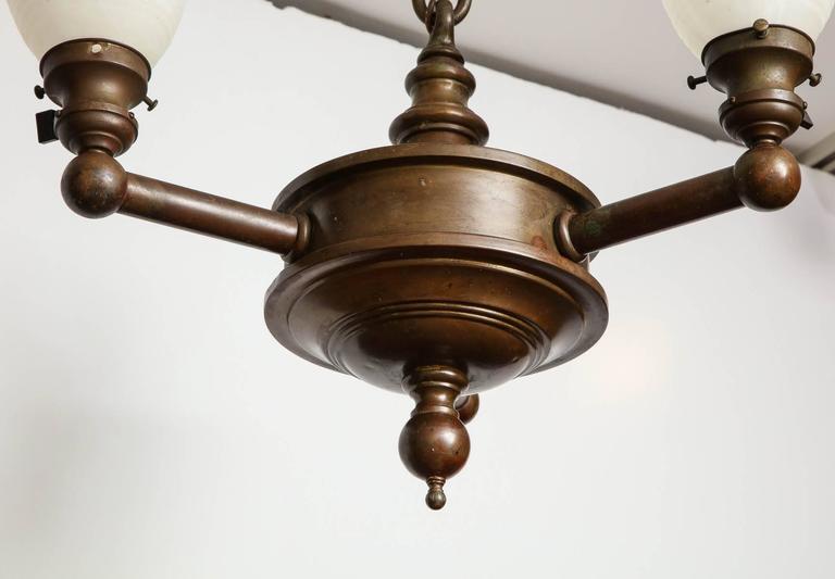 Bronze Light Fixture at 1stDibs