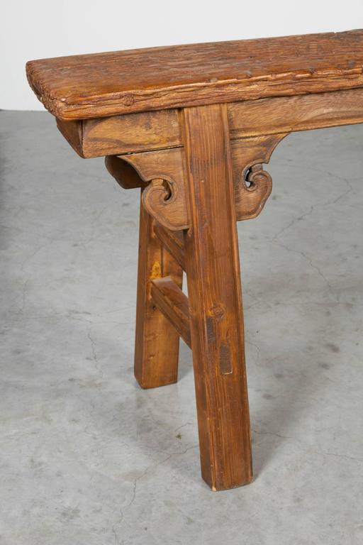 Classic Two Person Chinese Bench, circa 1900 For Sale at 1stDibs