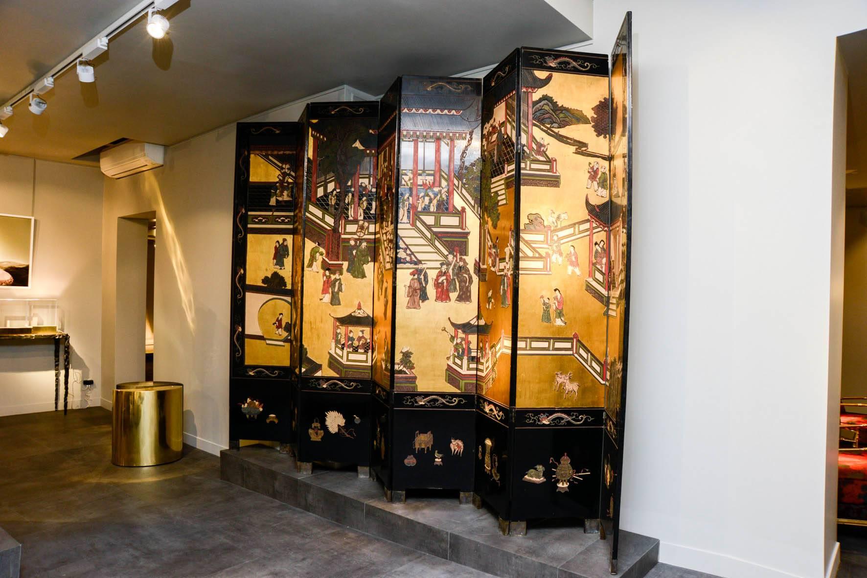 Exceptional Japanese Style Screen at 1stDibs