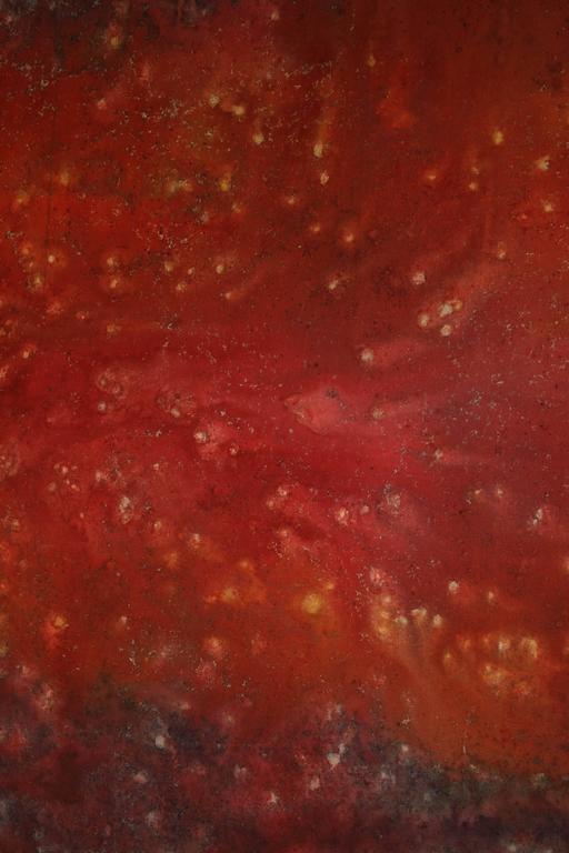 Contemporary Abstract Red Painting For Sale at 1stDibs