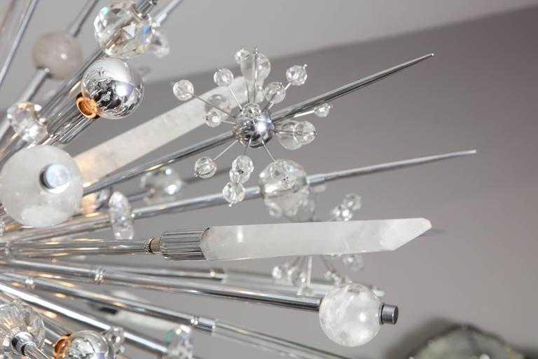Glamorous Custom Rock Crystal Sputnik For Sale at 1stDibs