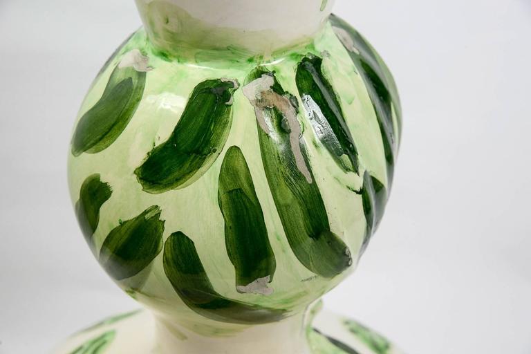Marcel Vertes Gorgeous Vase in Ceramic, French, circa 1950 at 1stDibs