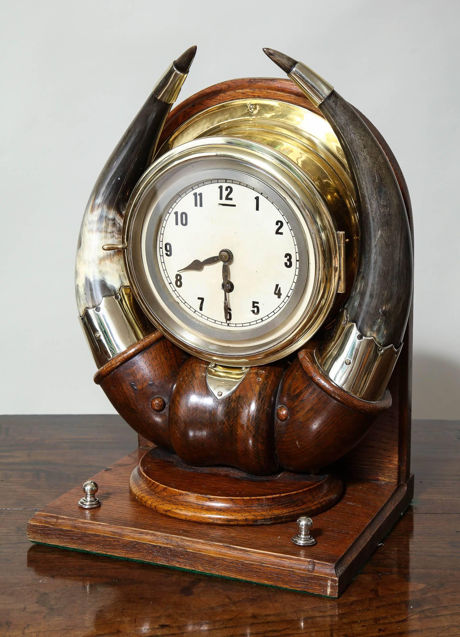 Scottish Horn Clock For Sale at 1stDibs