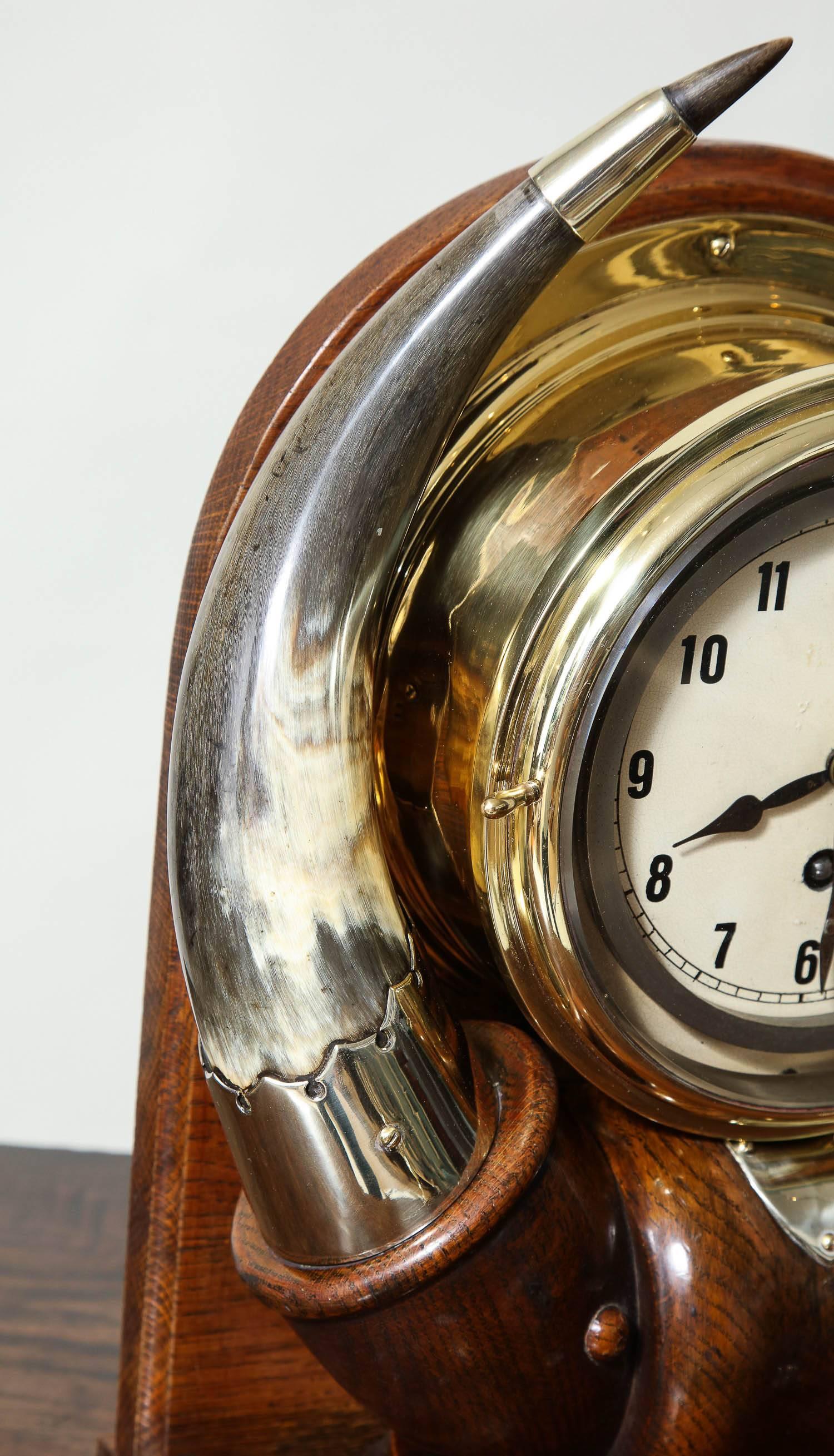 Scottish Horn Clock For Sale at 1stDibs
