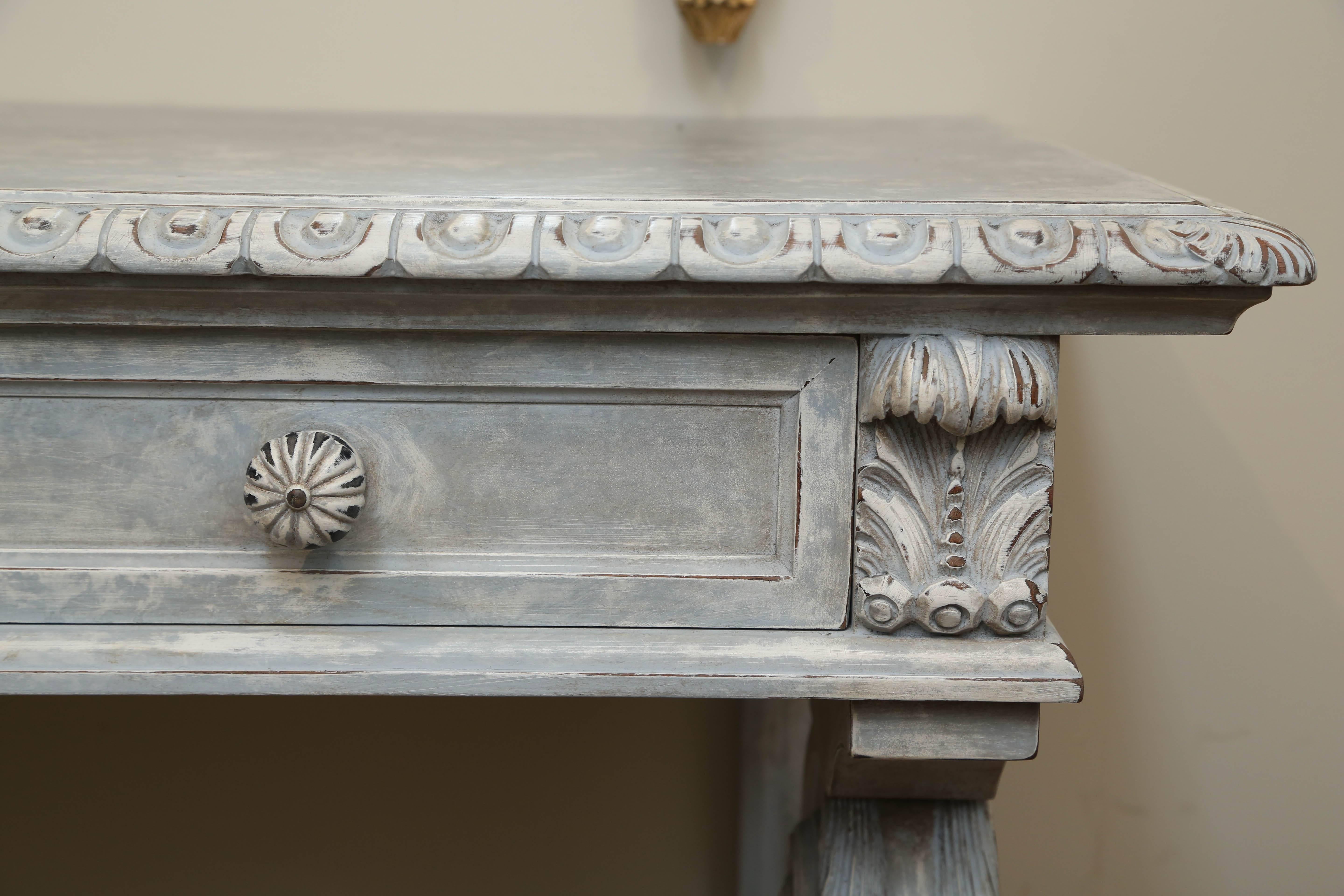 Painted Regency-Form Console Table at 1stDibs