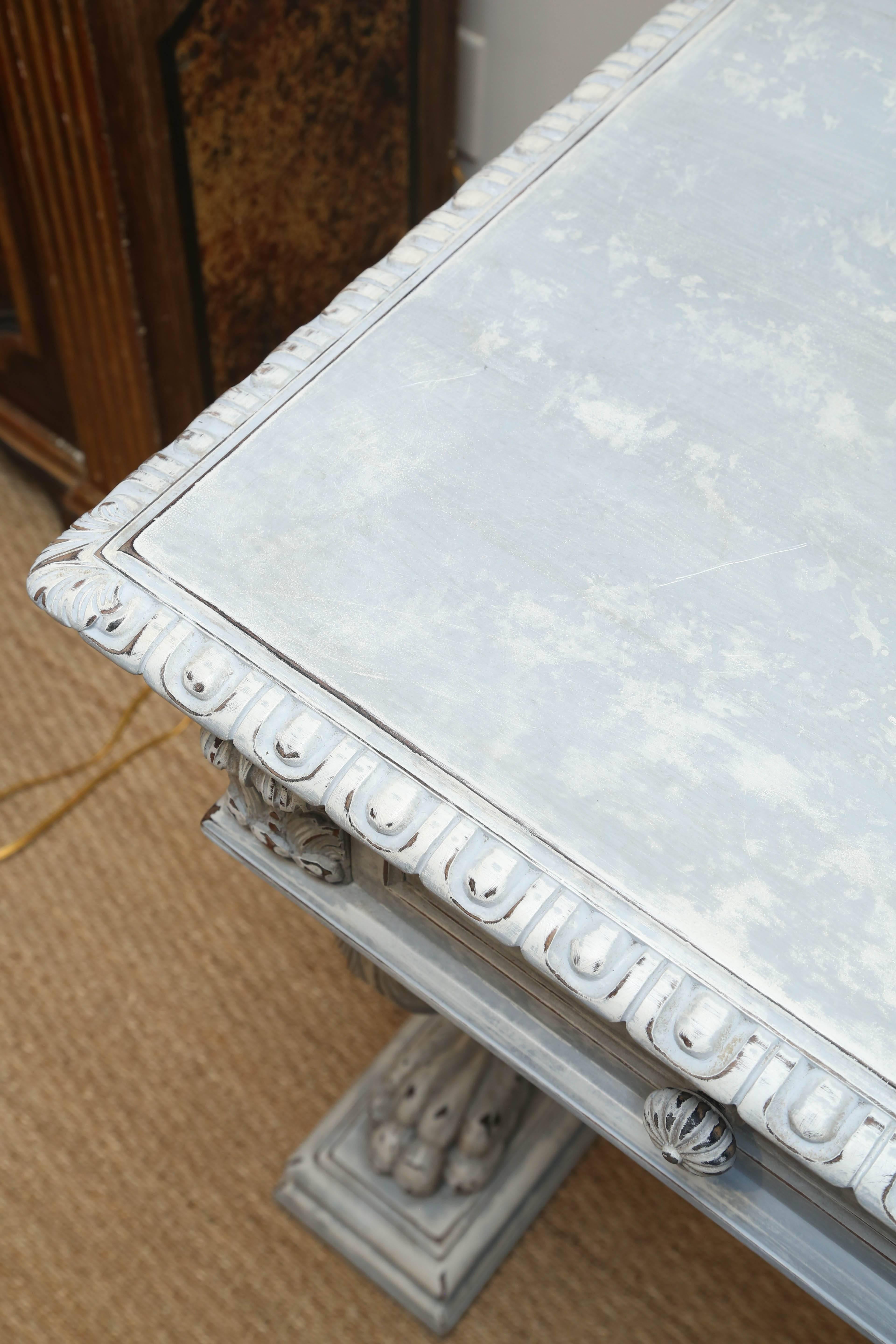 Painted Regency-Form Console Table at 1stDibs